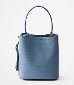 Prada Saffiano Leather Panier Bucket Bag