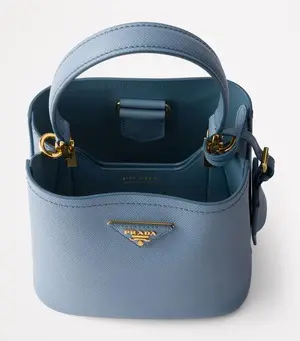 Prada Saffiano Leather Panier Bucket Bag