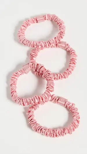 Slip Skinny Silk Scrunchie Set Of 4