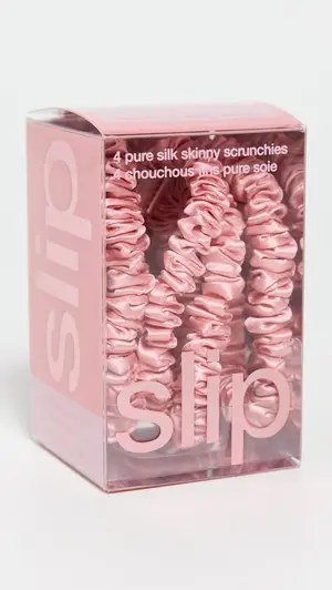 Slip Skinny Silk Scrunchie Set Of 4
