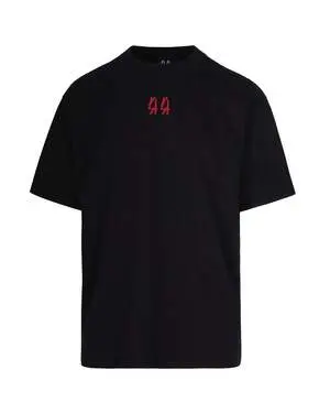 44 LABEL GROUP T-shirts Black+44 High Risk Red