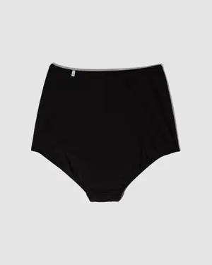 ODDOBODY Organic Cotton High Waisted Brief - Midnight