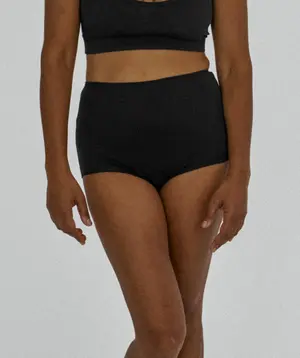 ODDOBODY Organic Cotton High Waisted Brief - Midnight