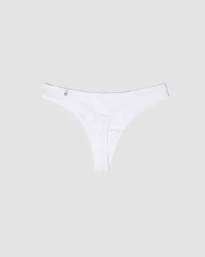 ODDOBODY Organic Cotton Thong - Chalk