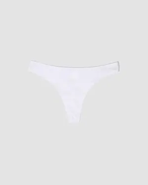 ODDOBODY Organic Cotton Thong - Chalk