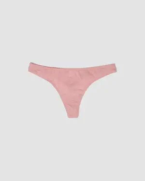 ODDOBODY Organic Cotton Thong Mauve