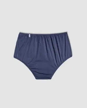 ODDOBODY Organic Cotton Mid-rise Brief - Lapis