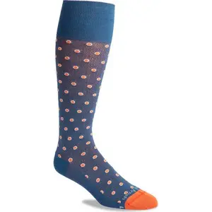 EDWARD ARMAH Shadowed Dots Tall Dress Socks