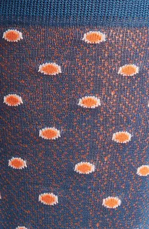 EDWARD ARMAH Shadowed Dots Tall Dress Socks