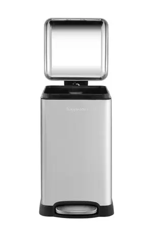 HAPPIMESS Betty Retro Mini 3.2-gallon Step-open Trash Can - Silver