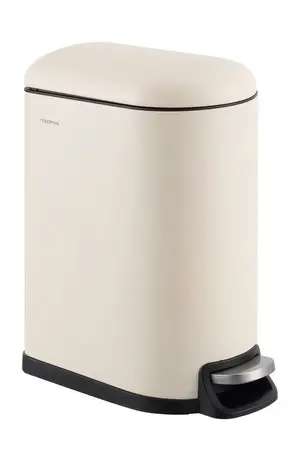 HAPPIMESS Roland Mini 2.6-gallon Step-open Trash Can - Limestone Beige