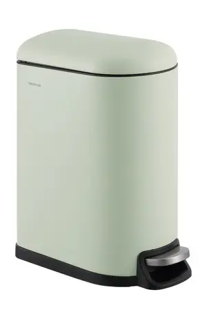 HAPPIMESS Roland Mini 2.6-gallon Step-open Trash Can - Pistachio Gereen