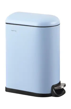 HAPPIMESS Roland Mini 2.6-gallon Step-open Trash Can - Tide Pool Blue
