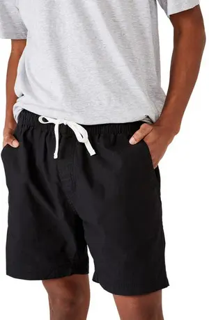 COTTON ON Relaxed Fit Easy Short - Black Texture