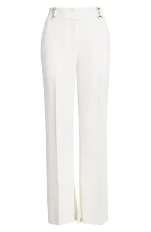 Elie Tahari Paisleigh Split Hem Trousers - Sky White