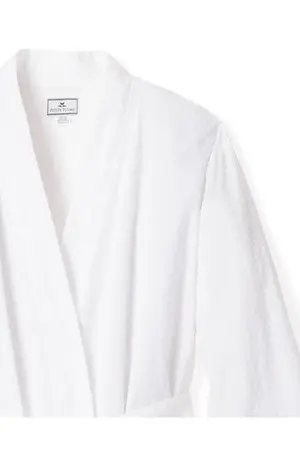 PETITE PLUME Swiss Dot Cotton Robe