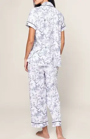 PETITE PLUME Timel Print Pima Cotton Pajamas