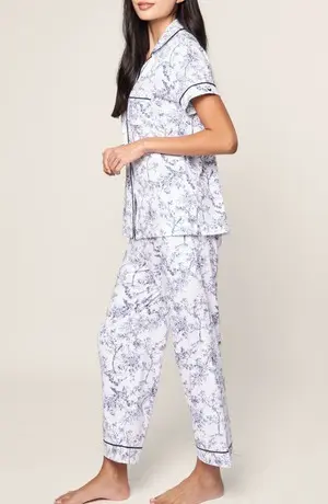 PETITE PLUME Timel Print Pima Cotton Pajamas