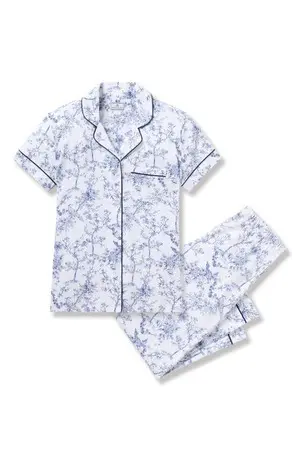 PETITE PLUME Timel Print Pima Cotton Pajamas