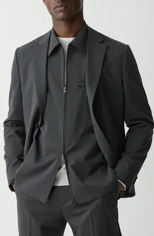Theory Clinton Travel Motion Wool Blend Blazer - Chmg