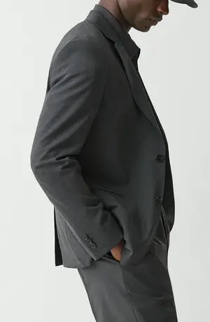 Theory Clinton Travel Motion Wool Blend Blazer - Chmg