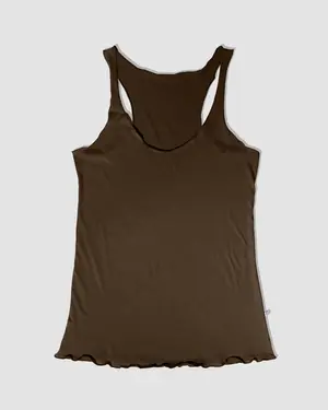 ODDOBODY ODDOBODY Organic Cotton Roller Tank Chestnut
