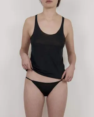 ODDOBODY Organic Cotton Roller Tank - Midnight