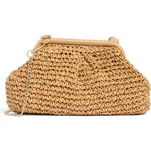 L*Space Harmony Convertible Raffia Clutch
