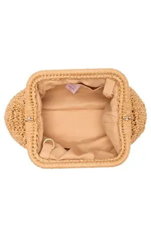 L*Space Harmony Convertible Raffia Clutch