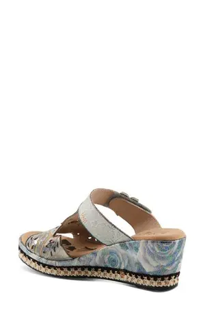 SPRING STEP SHOES Coverup Wedge Sandal - Ice