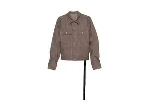 Rick Owens Trucker Jacket - Dark Dust
