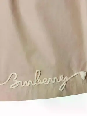 Burberry Knot-logo Cotton Shorts