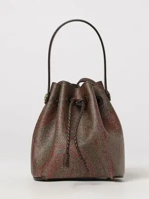 Etro Etro Paisley Print Bucket Bag Brown
