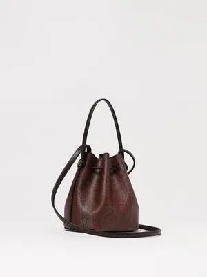 Etro Paisley Print Bucket Bag - Gnawed Blue