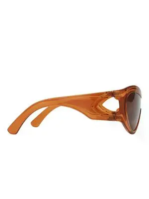 Burberry Curved Mask-style Sunglasses