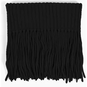 SSKEIN Fringe Scarf - Black