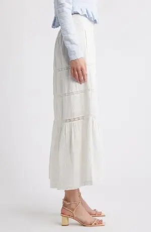 LoveShackFancy Ritson Cotton Skirt
