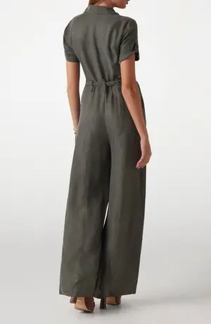 Guess Nalini Tie Waist Jumpsuit