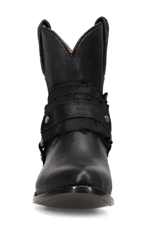 THE FRYE COMPANY Billy Ruffle Harness Booties