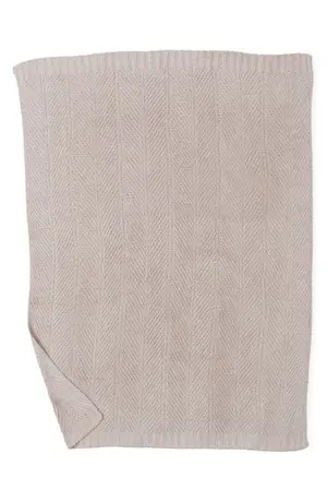Barefoot Dreams Cozychic® Herringbone Throw Blanket - Stone