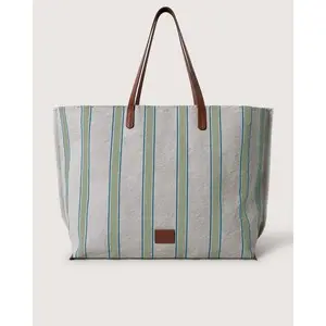 GRAF LANTZ Hana Canvas Boat Bag - Juniper/sienna