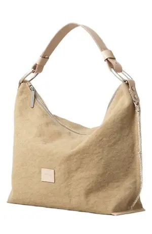 GRAF LANTZ Hana Canvas Hobo Bag - Sand