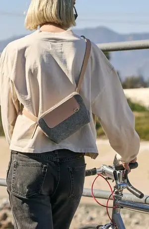 GRAF LANTZ Merino Wool Belt Bag - Granite