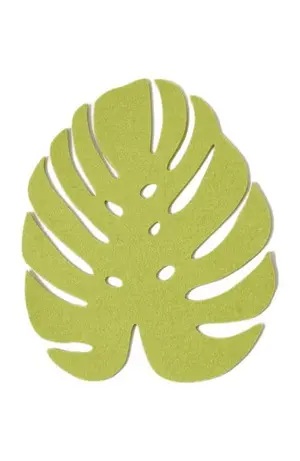 GRAF LANTZ Merino Wool Monstera Trivet - Pistachio