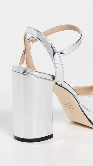 STUART WEITZMAN Dayna Ii Platform Sandals - Silver