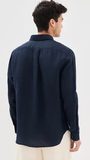 Vince Linen Shirt - Coastal
