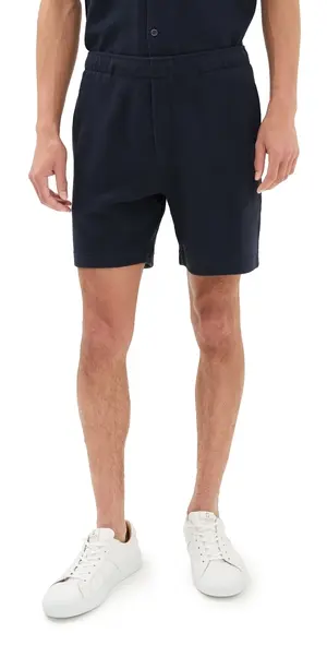 Vince Boucle Pull-on Shorts 6.25 - Coastal