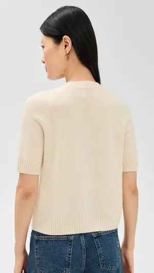 ANINE BING Jackson Cashmere Sweater - Ivory