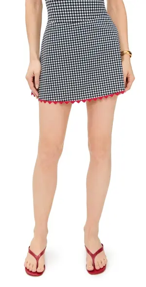 KARLA COLLETTO Livvy Checkered Skirt