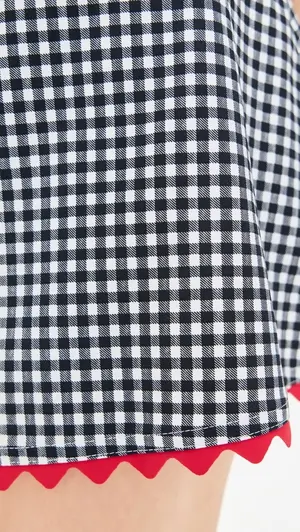 KARLA COLLETTO Livvy Checkered Skirt